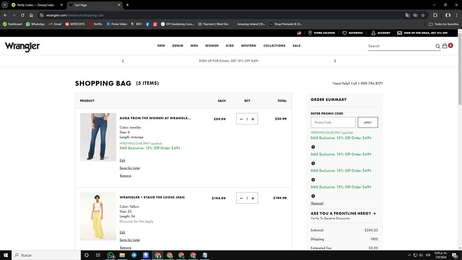 Wrangler Promo Codes - 15% Off | October 2024