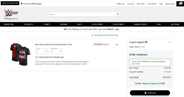 WWE Promo Codes (7 Verified) - 25% Off Sitewide Jun 2025