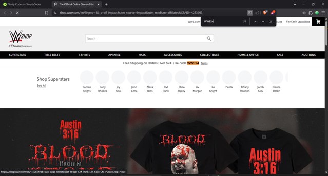 WWE Shop Discount Codes (5 Verified) - 10% Off May 2025