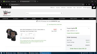 WWE Shop Discount Codes (5 Verified) - 10% Off May 2025