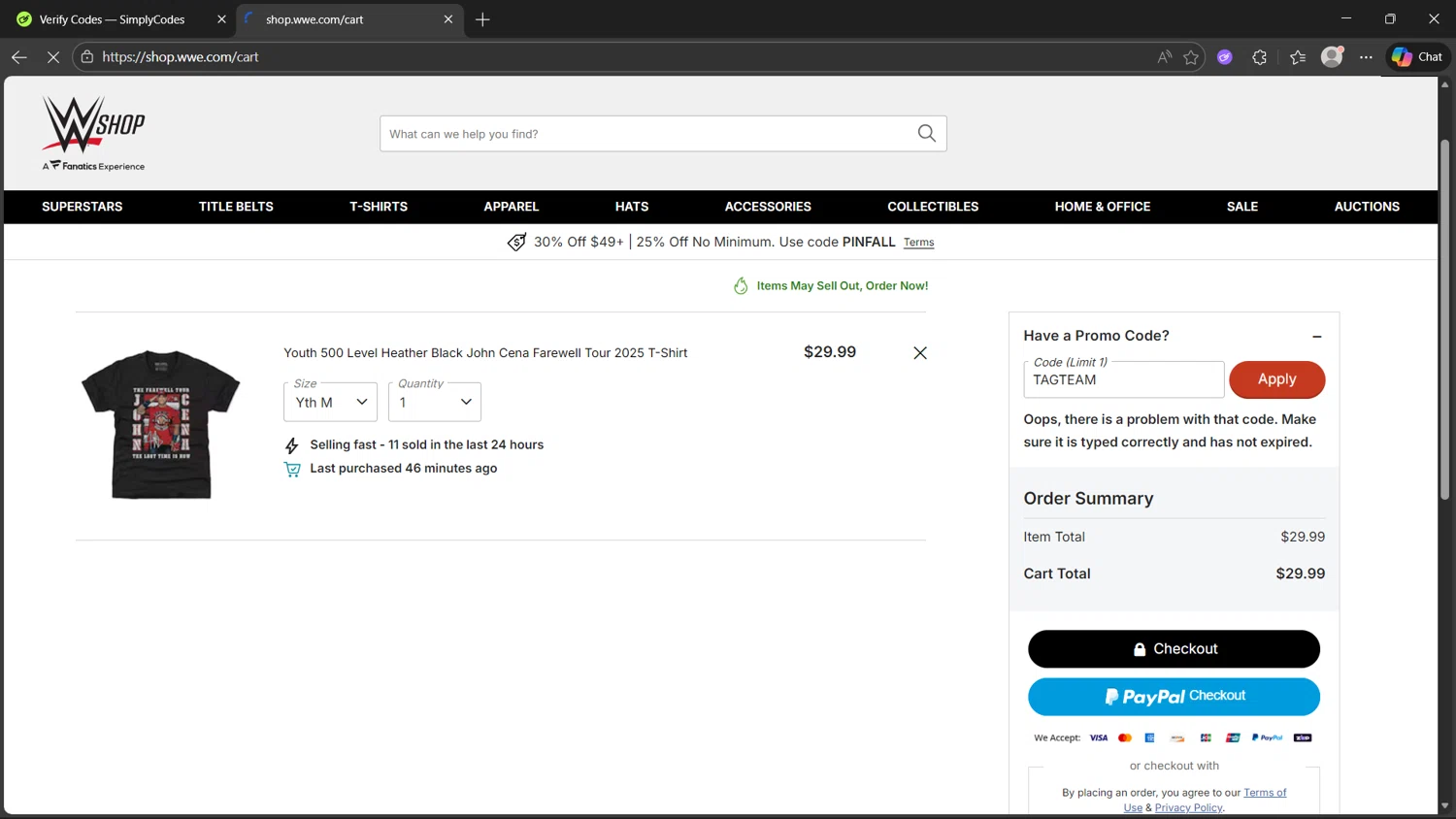 WWE Shop Promo Codes - 10% Off (6 Verified) Dec 2025