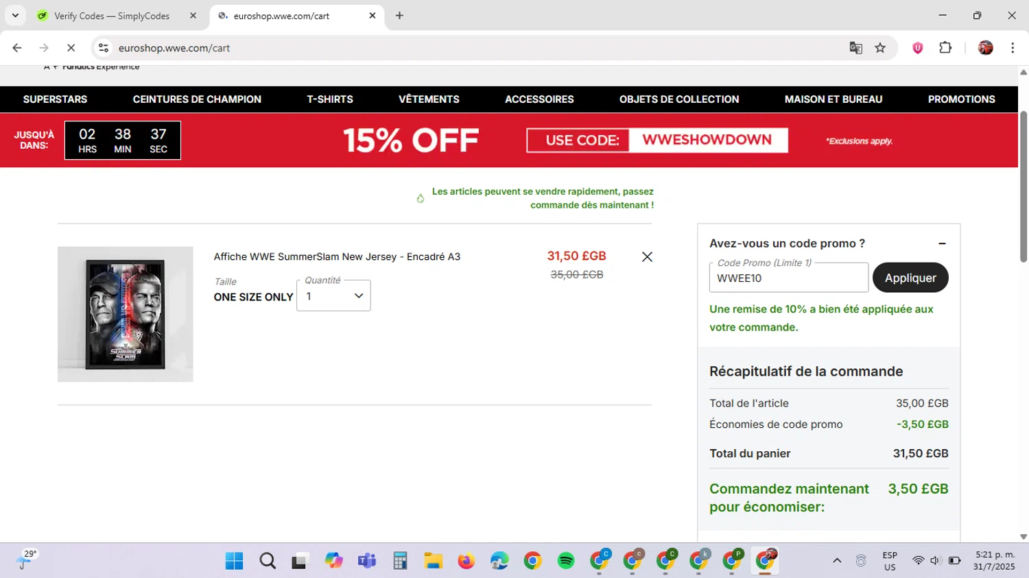 WWE Shop Promo Codes - 35% Off (8 Verified) Jan 2026