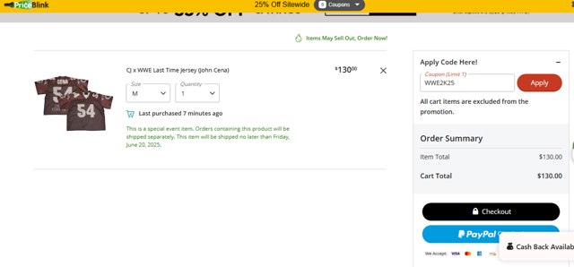 WWE Shop Promo Codes (4 Verified) - 10% Off w/Code May 2025