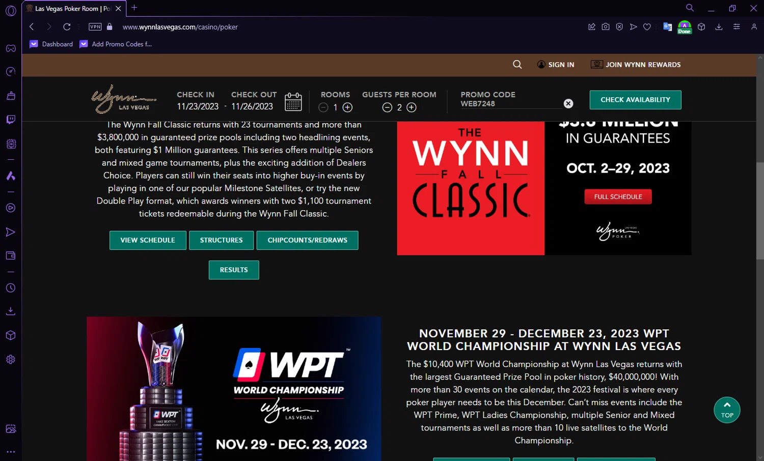 Wynn Las Vegas Promo Codes - 35% Off | January 2025