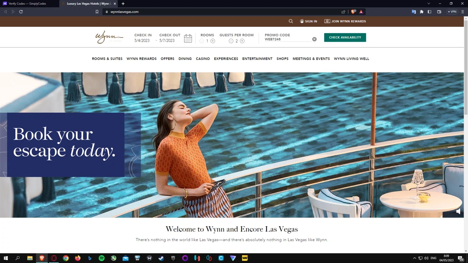 Wynn Las Vegas Promo Codes & Black Friday 2024 Deals - 10% Off