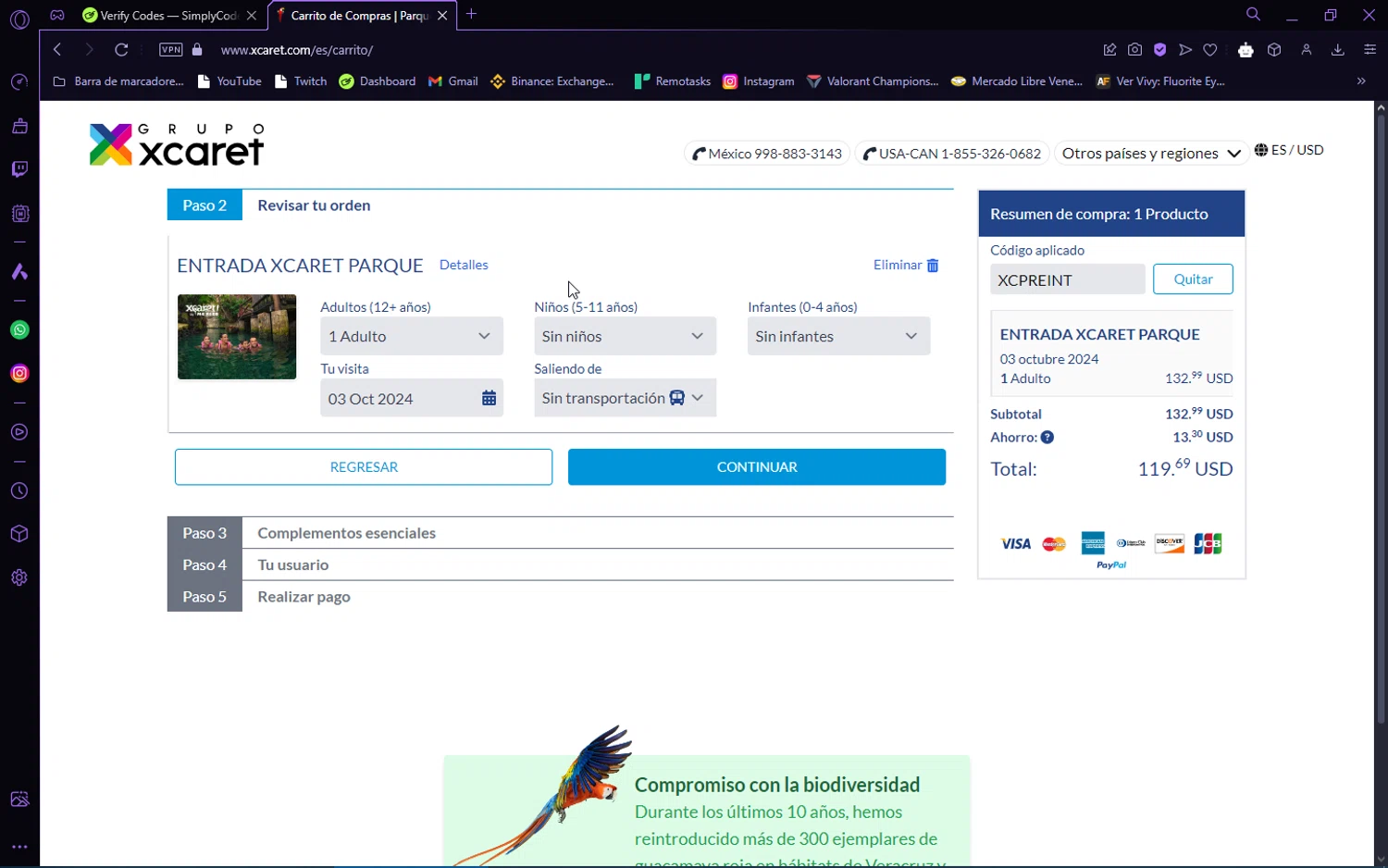 Xcaret.com Promo Codes - $5 Off | November 2024