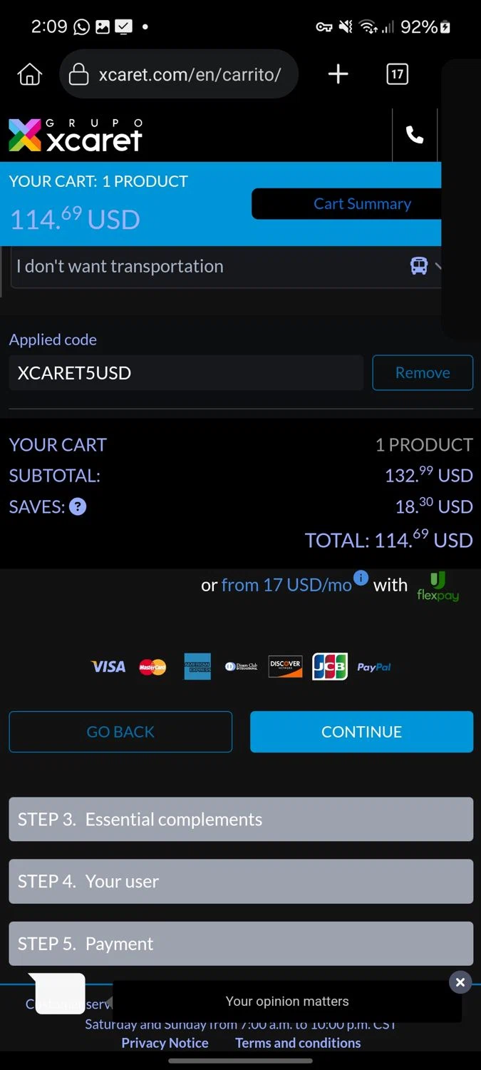 Xcaret.com Promo Codes - $5 Off | September 2024