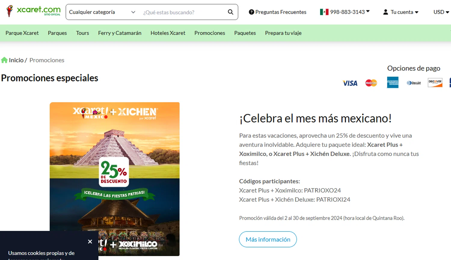 Xcaret.com Promo Codes - $5 Off | September 2024