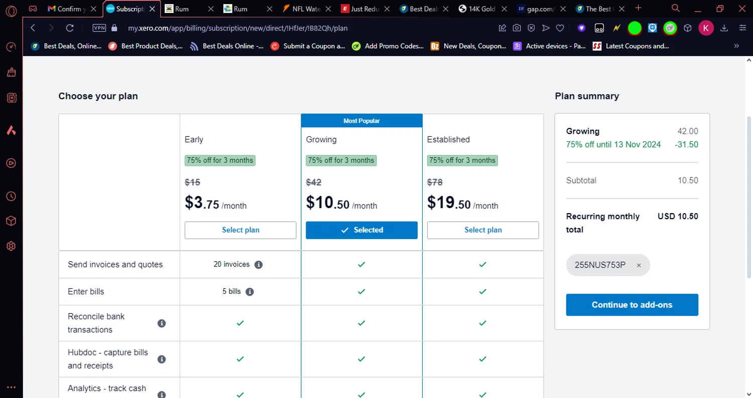 Xero Promo Codes - 75% Off | October 2024