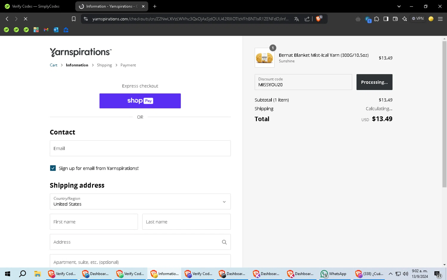 Yarnspirations Coupons - 15% Off | September 2024