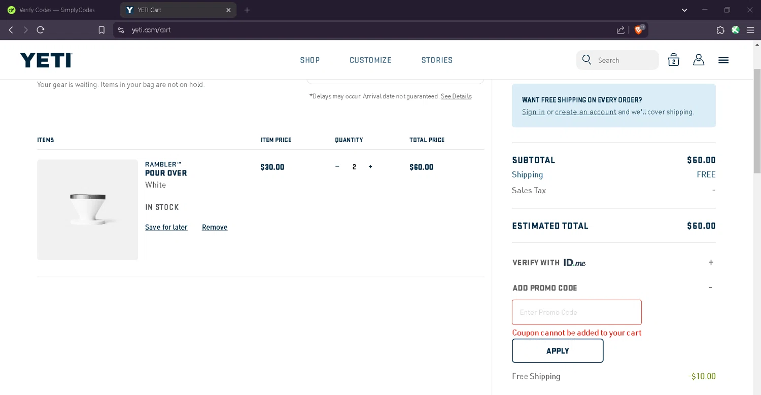 YETI Promo Codes - 25% Off (1 Verified) Dec 2025