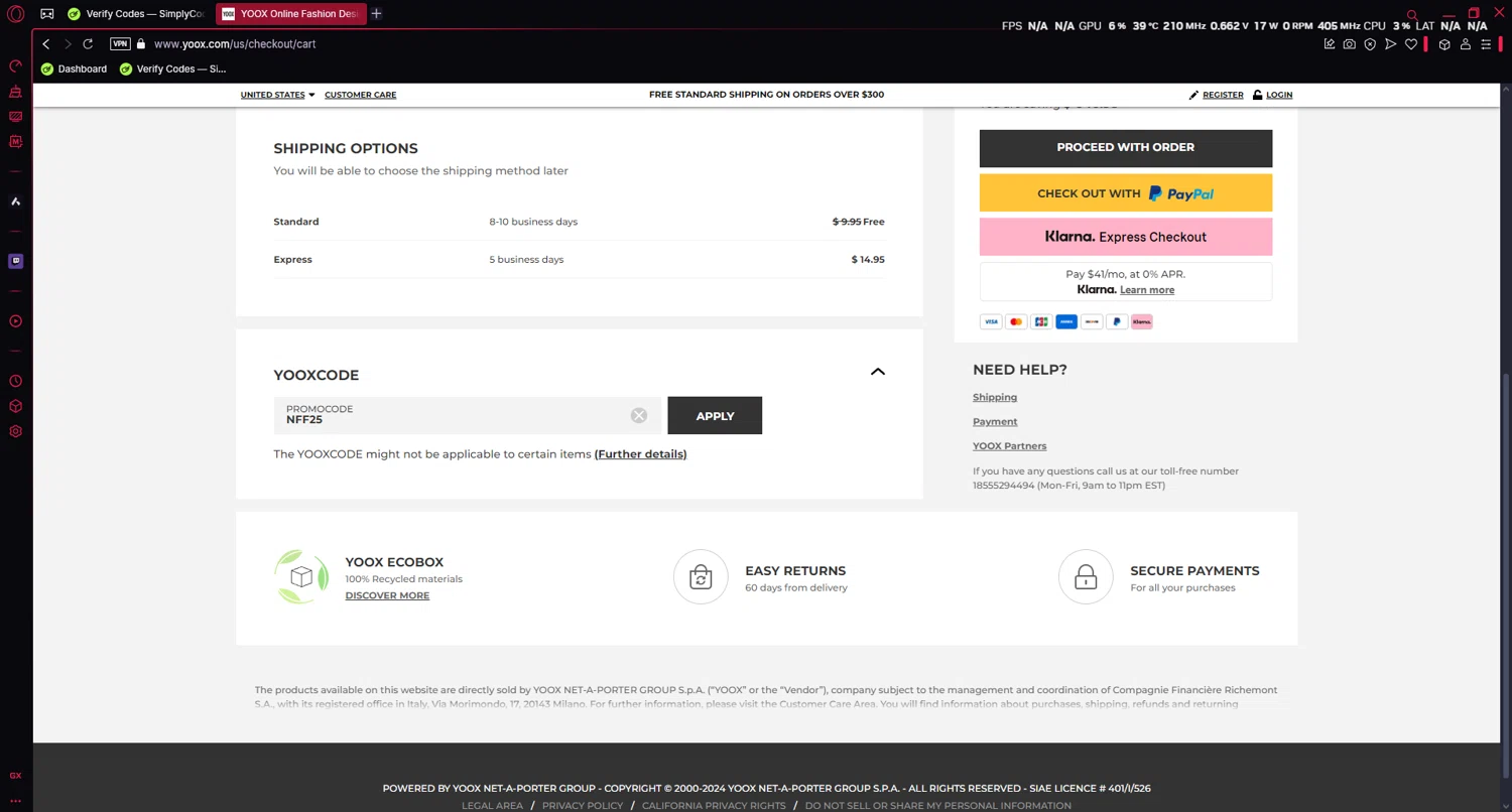 Yoox Promo Codes (2 Verified) - 30% Off Sitewide Jan 2025