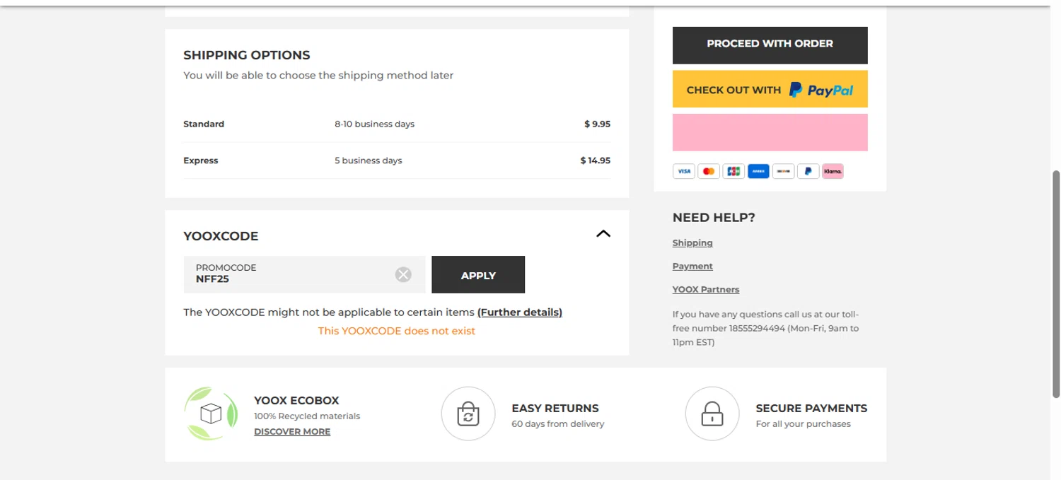 Yoox Promo Codes (2 Verified) - 30% Off Sitewide Jan 2025