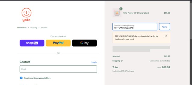 Yoto Discount Codes - 5% Off | December 2024