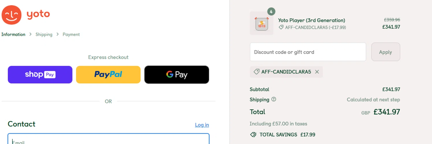 Yoto Discount Codes - $10 Off | September 2024