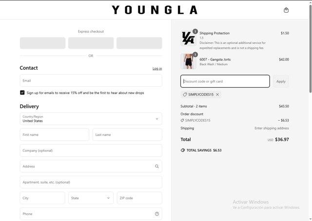 YoungLA Promo Codes (1 Verified) - 15% Off Sitewide May 2025
