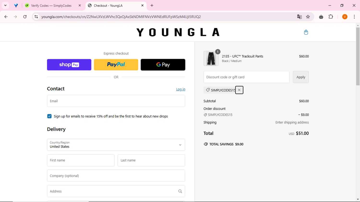 YoungLA Discount Codes - 15% Off | December 2024