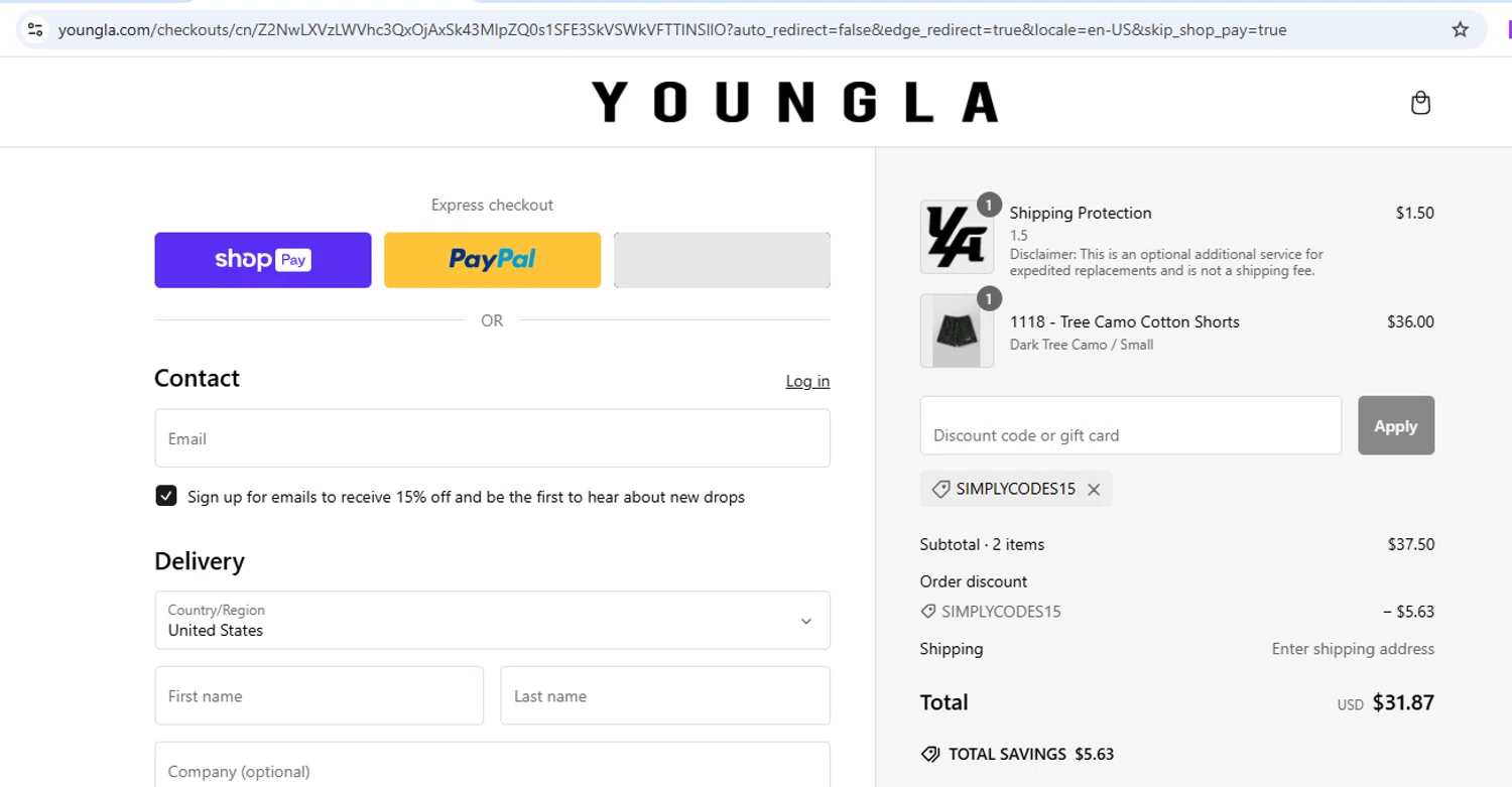 YoungLA Discount Codes (1 Verified) - 15% Off Mar 2025