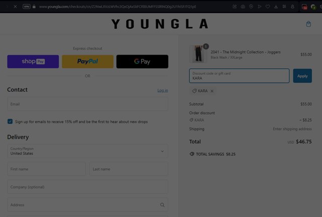 YoungLA Discount Codes - 15% Off | November 2024