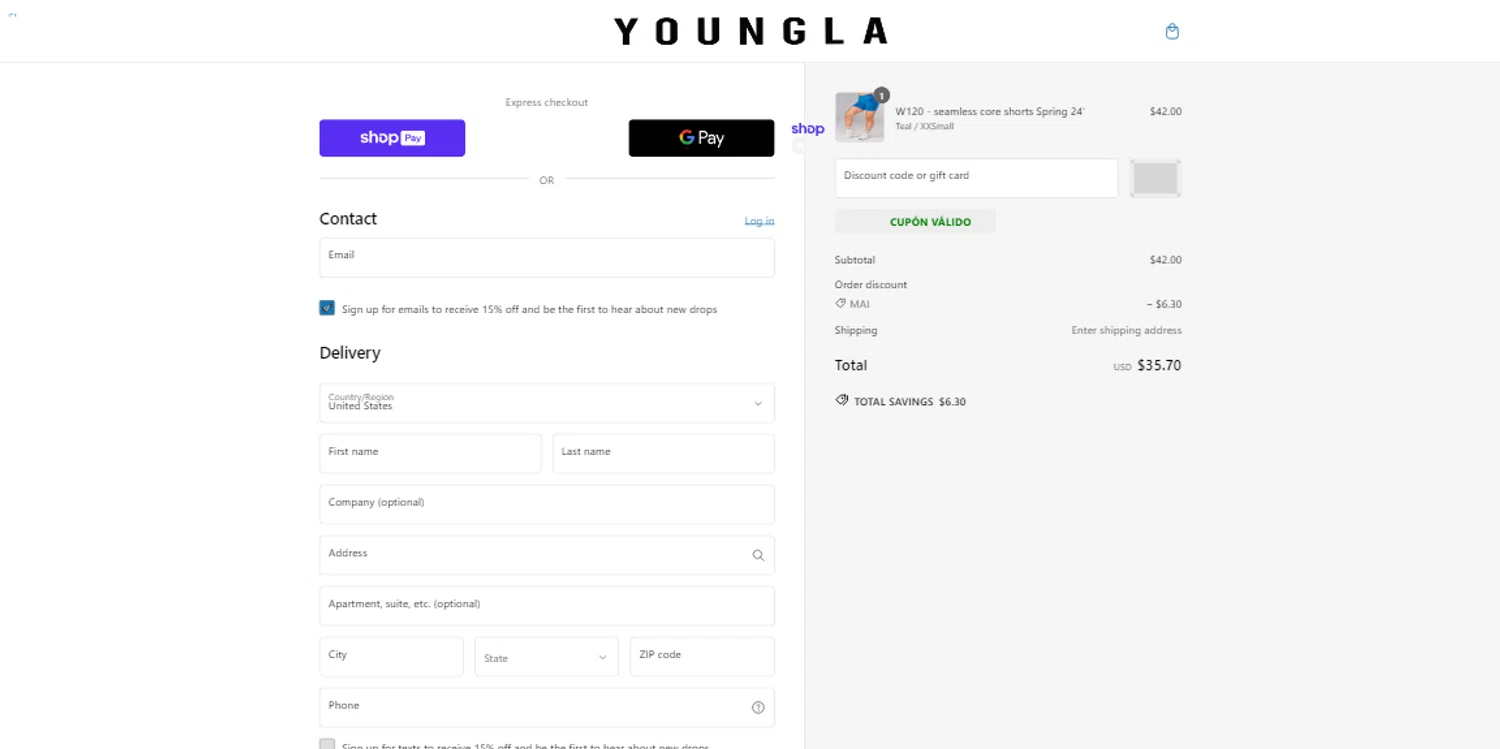 YoungLA Discount Codes - 15% Off | November 2024