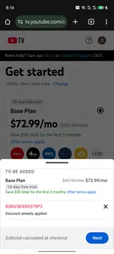 YouTube TV Promo Codes - $15 Off (3 Verified) Apr 2026