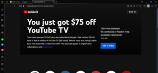 YouTube TV Promo Codes - $15 Off Coupons Mar 2025