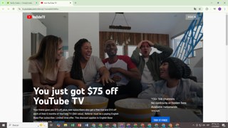 YouTube TV Promo Codes - $15 Off Coupons Mar 2025