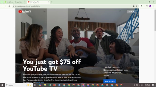 YouTube TV Promo Codes - $15 Off Coupons Mar 2025