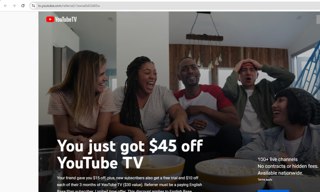 YouTube TV Promo Codes - $50 Off | September 2024
