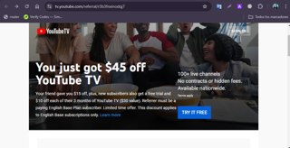 YouTube TV Promo Codes - $50 Off | September 2024