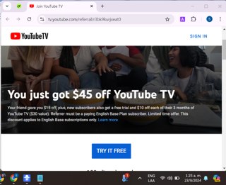 YouTube TV Promo Codes & Black Friday 2024 Deals - 10% Off