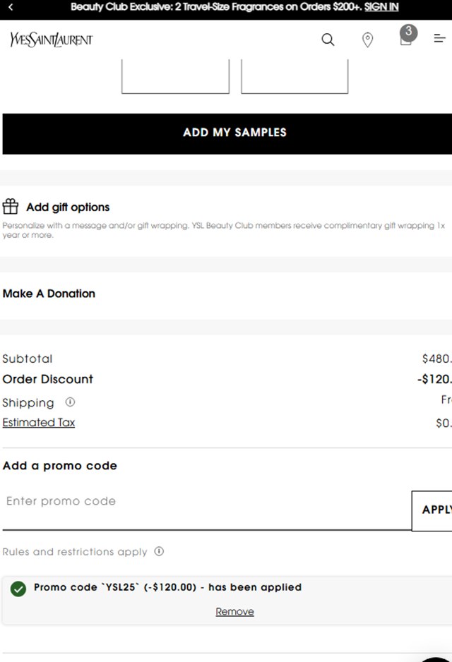 YSL Beauty Promo Codes - 25% Off Coupons Feb 2025