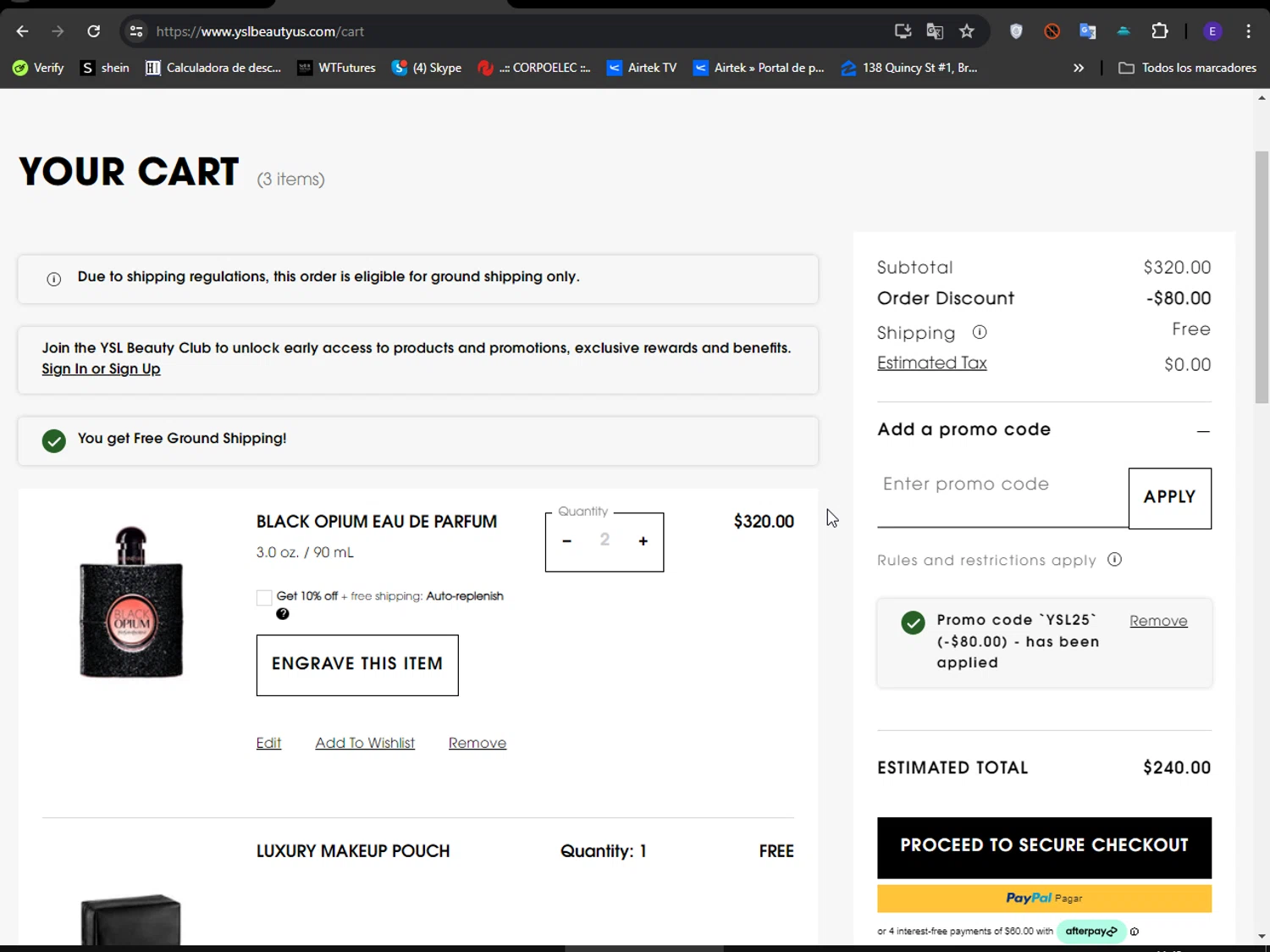 YSL Beauty Promo Codes - 25% Off | November 2024