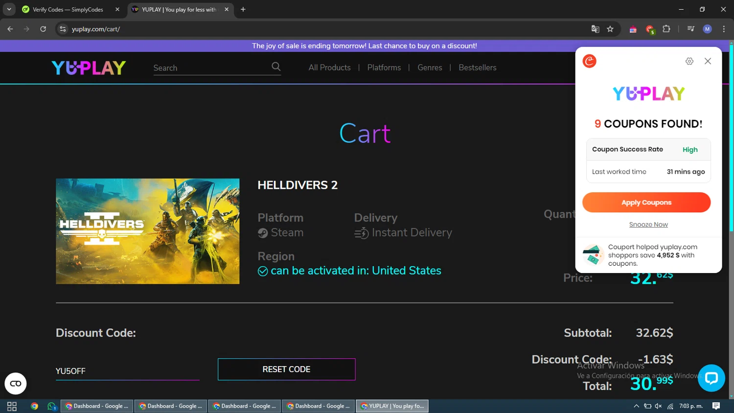 YUPLAY Discount Codes - 5% Off | December 2024