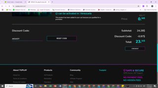 YUPLAY Discount Codes (6 Verified) - 5% Off w/Code Apr 2025