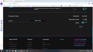 YUPLAY Discount Codes (5 Verified) - 5% Off w/Code May 2025