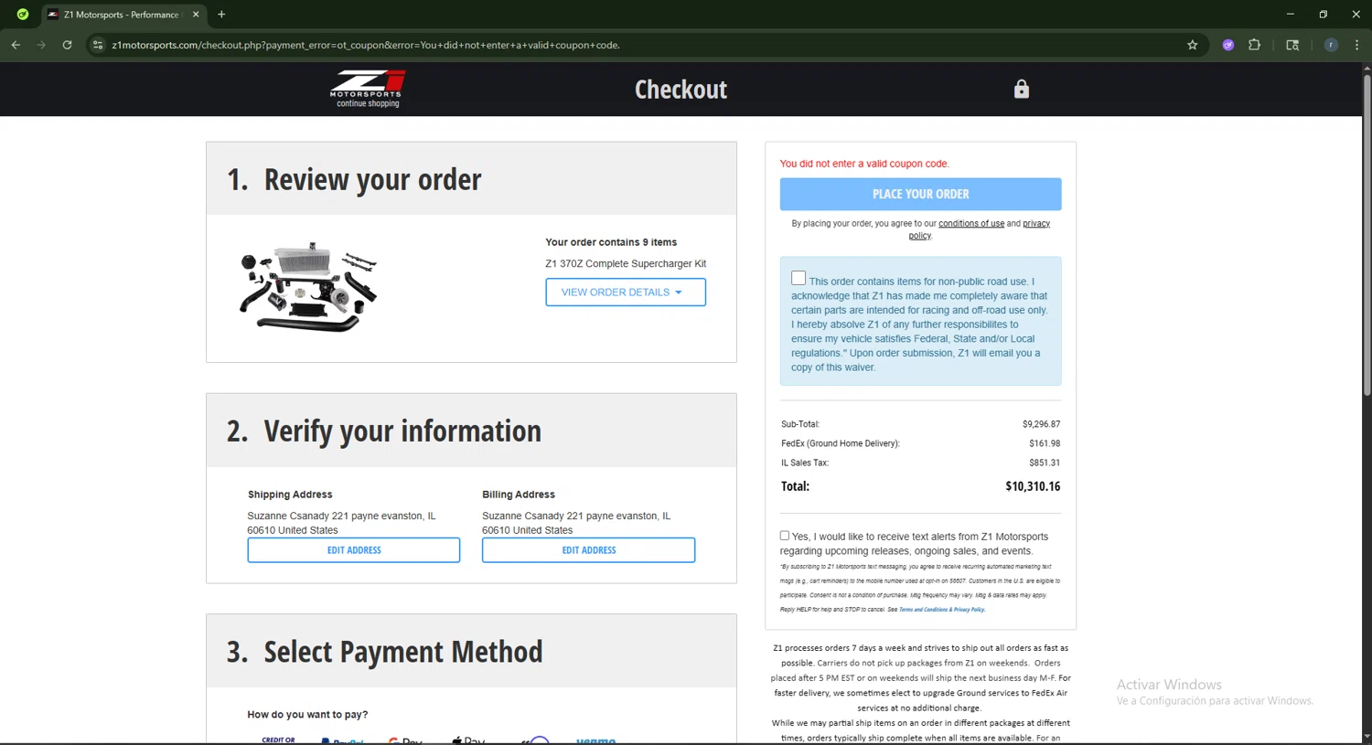 Z1 Motorsports Promo Codes - 10% Off Coupons Sep 2025