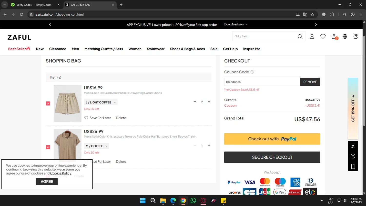 Zaful Promo Codes - 50% Off (123 Verified) Jan 2026