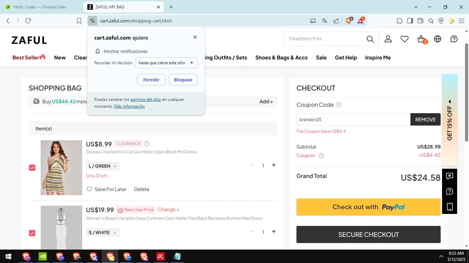 Zaful Promo Codes - 50% Off (123 Verified) Jan 2026