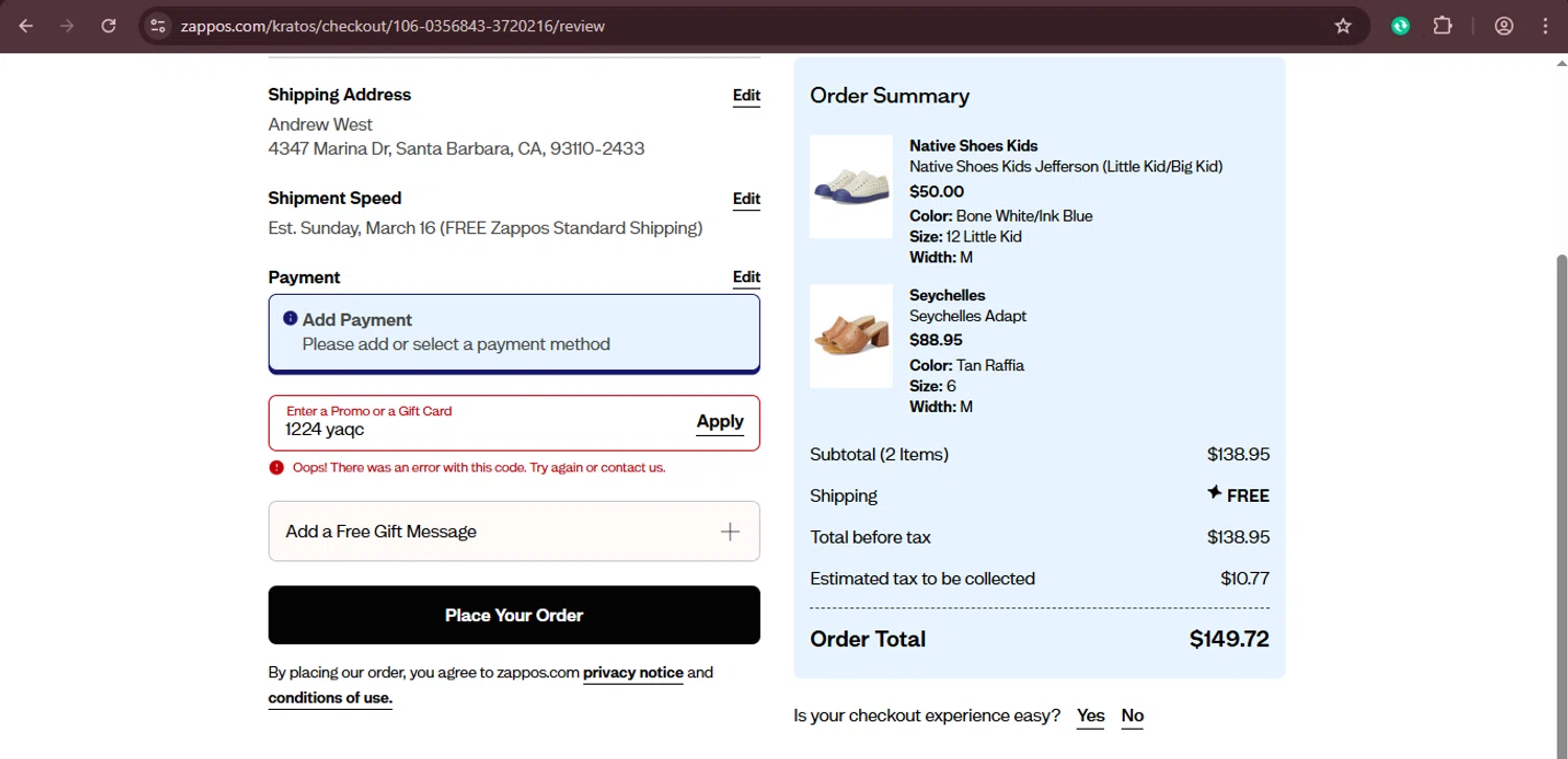Zappos Promo Codes (1 Verified) - 20% Off w/Code Sep 2025