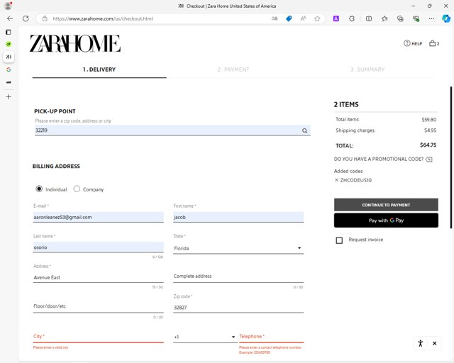 Zara Home Promo Codes - 10% Off | November 2024