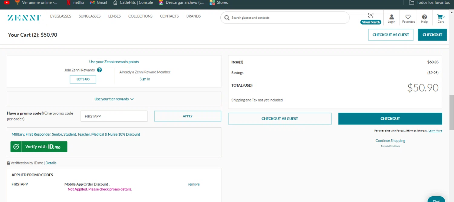 Zenni Optical Promo Codes - 15% Off | September 2024