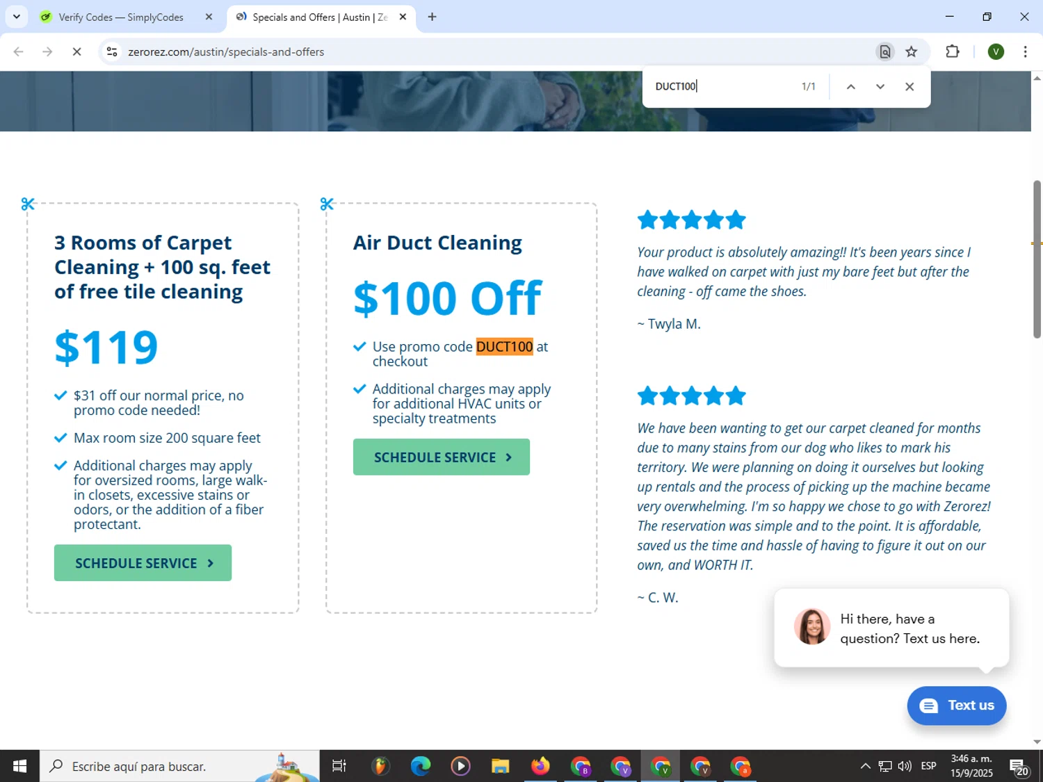 Zerorez Discount Codes - $100 Off (3 Verified) Oct 2025