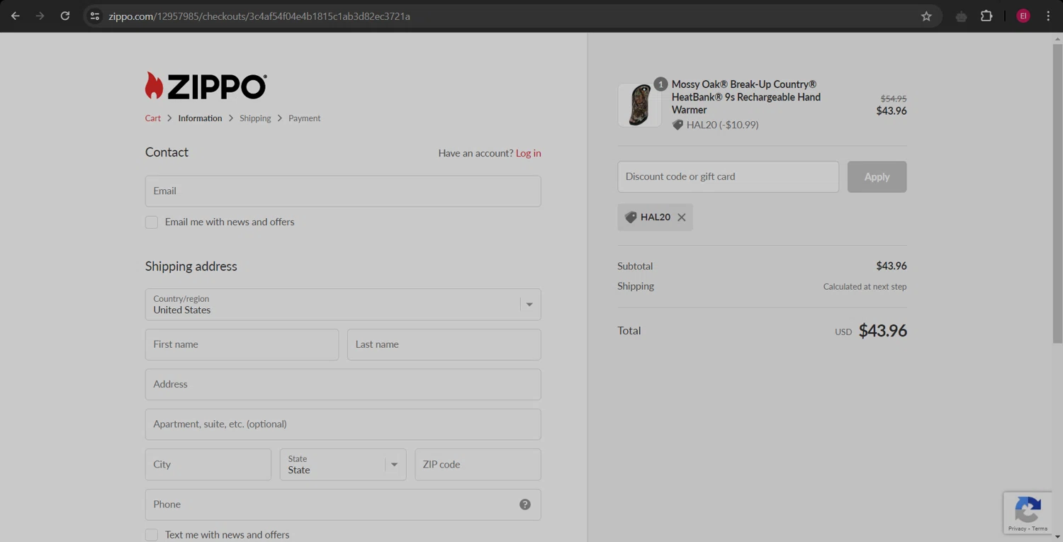 Zippo Discount Codes - 20% Off | September 2024
