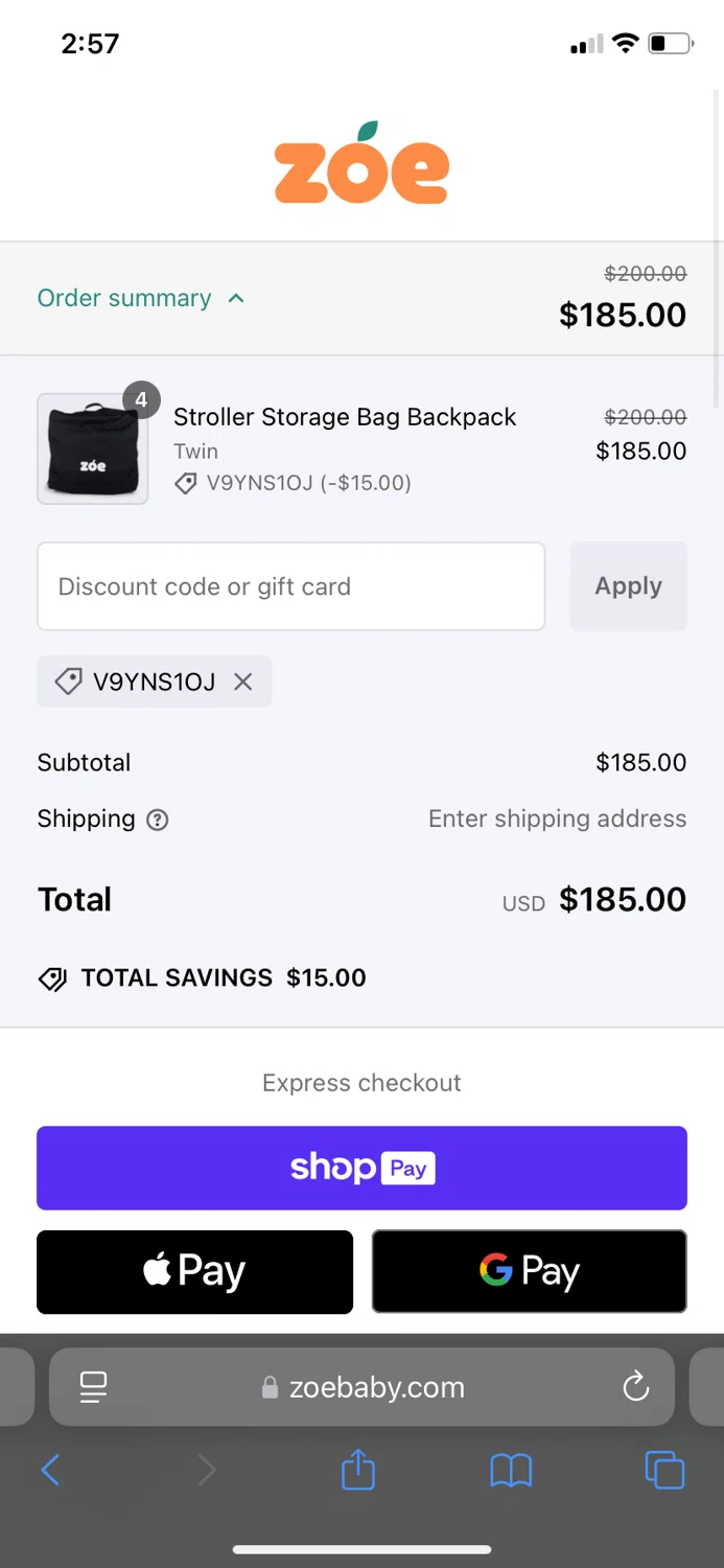 Zoe Baby Discount Codes - $15 Off | January 2025