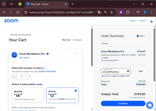 Zoom Discount Codes (8 Verified) - 50% Off w/Code May 2025