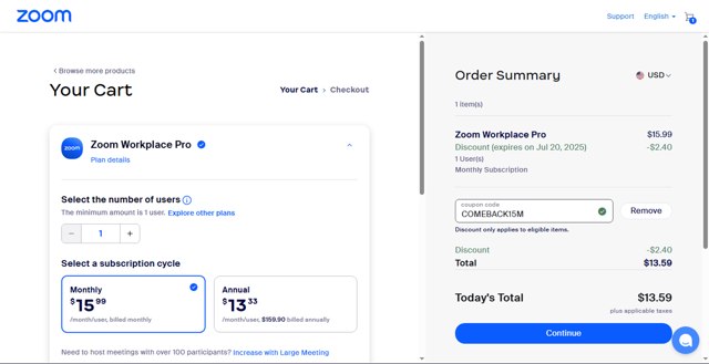 Zoom Promo Codes (6 Verified) - 50% Off w/Code Jun 2025