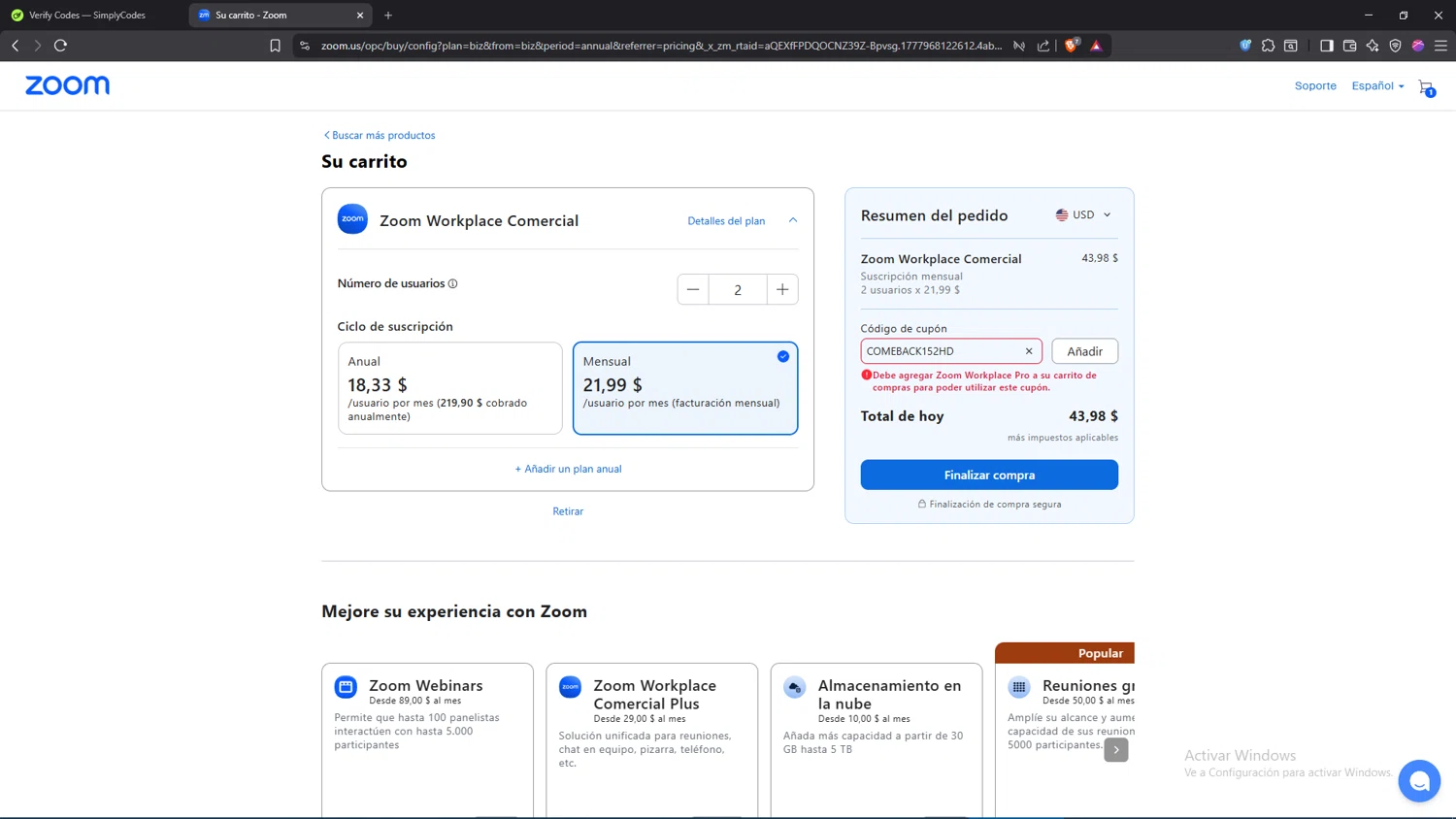 Zoom Promo Codes - 15% Off (4 Verified) May 2026