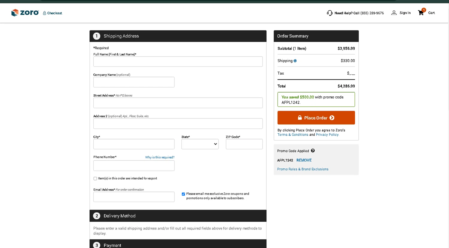 Zoro.com Promo Codes - 20% Off | October 2024