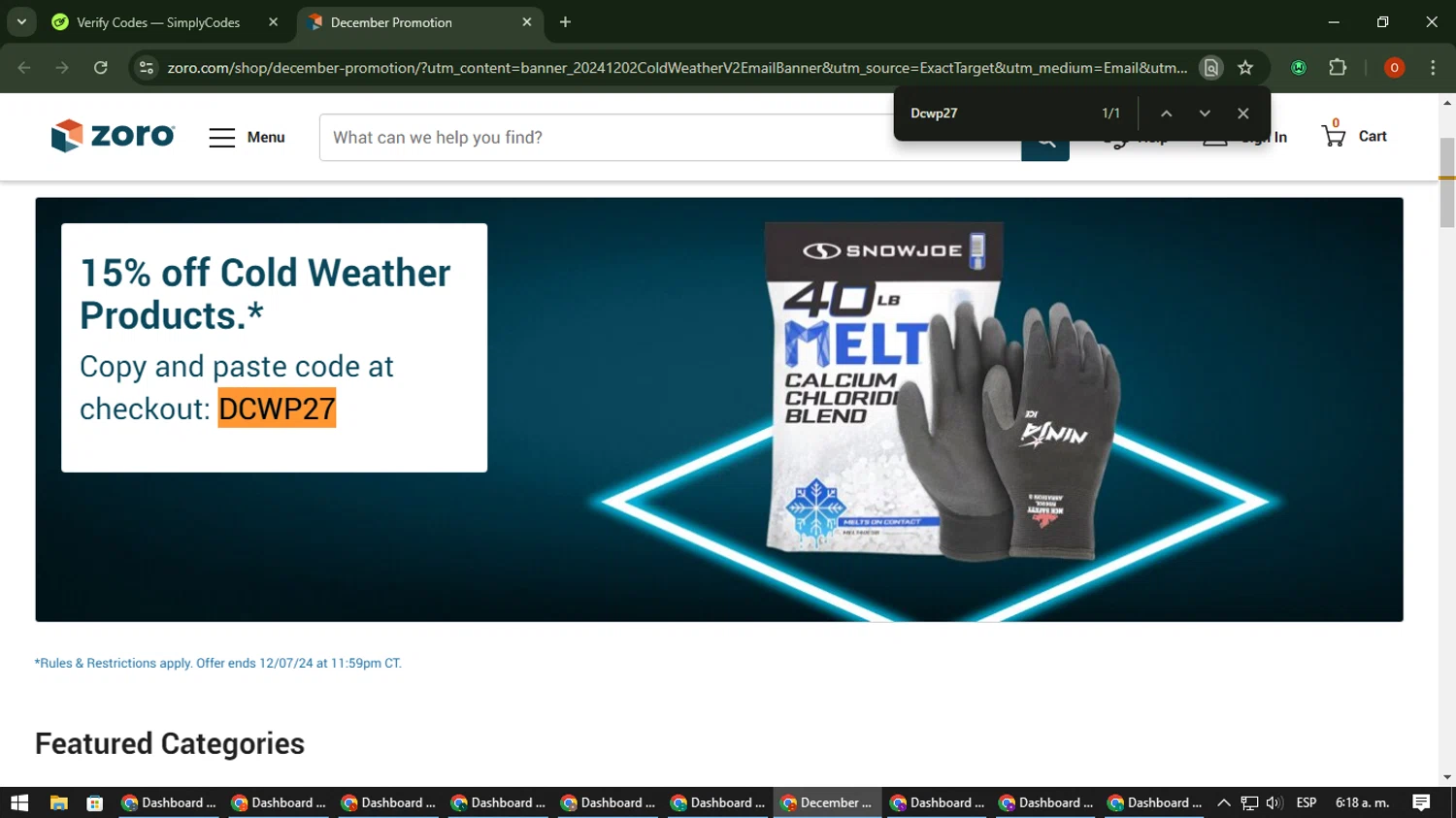 Zoro.com Promo Codes - 20% Off | December 2024